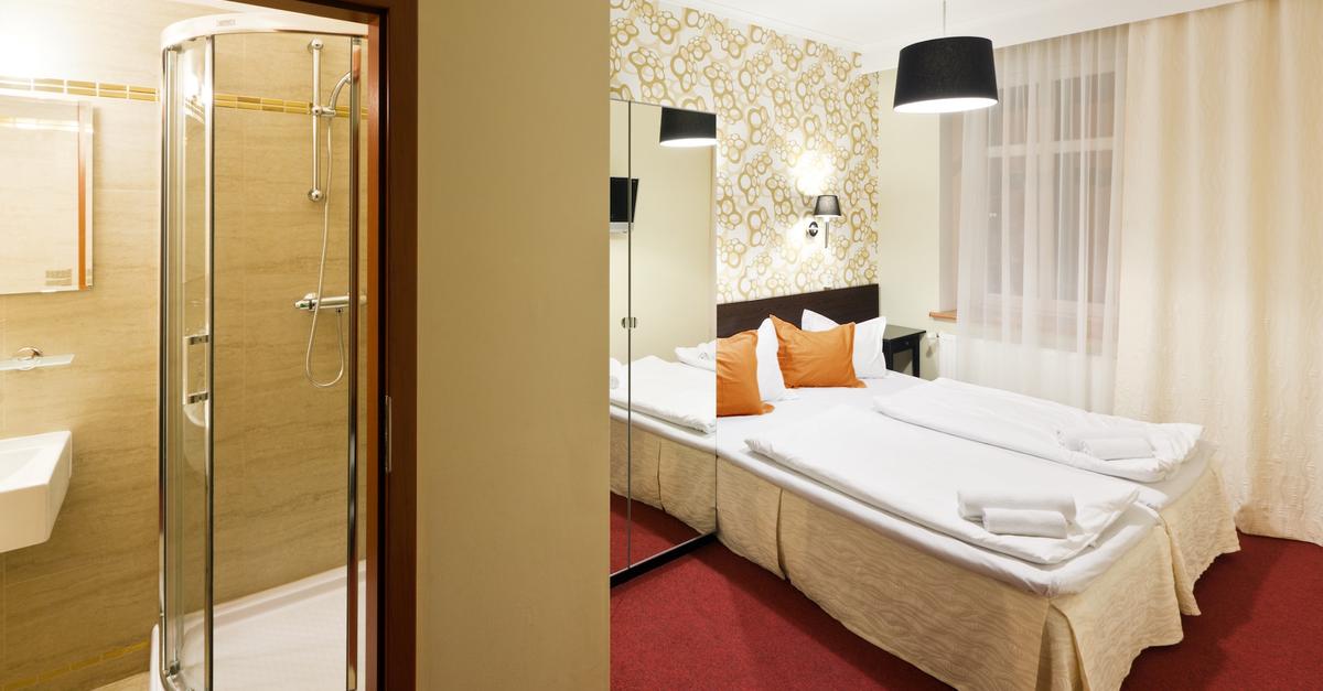 Comfort Double Room | Pytloun Design Self Check-In Hotel, Liberec